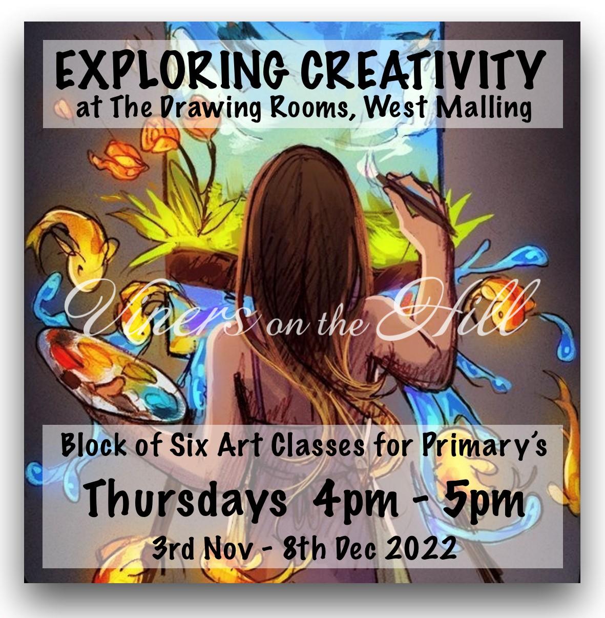 Exploring Creativity Workshop for children aged 7-11 years old - Block of 6 Exploring Creativity Workshop for children aged 7-11 years old - Block of 6